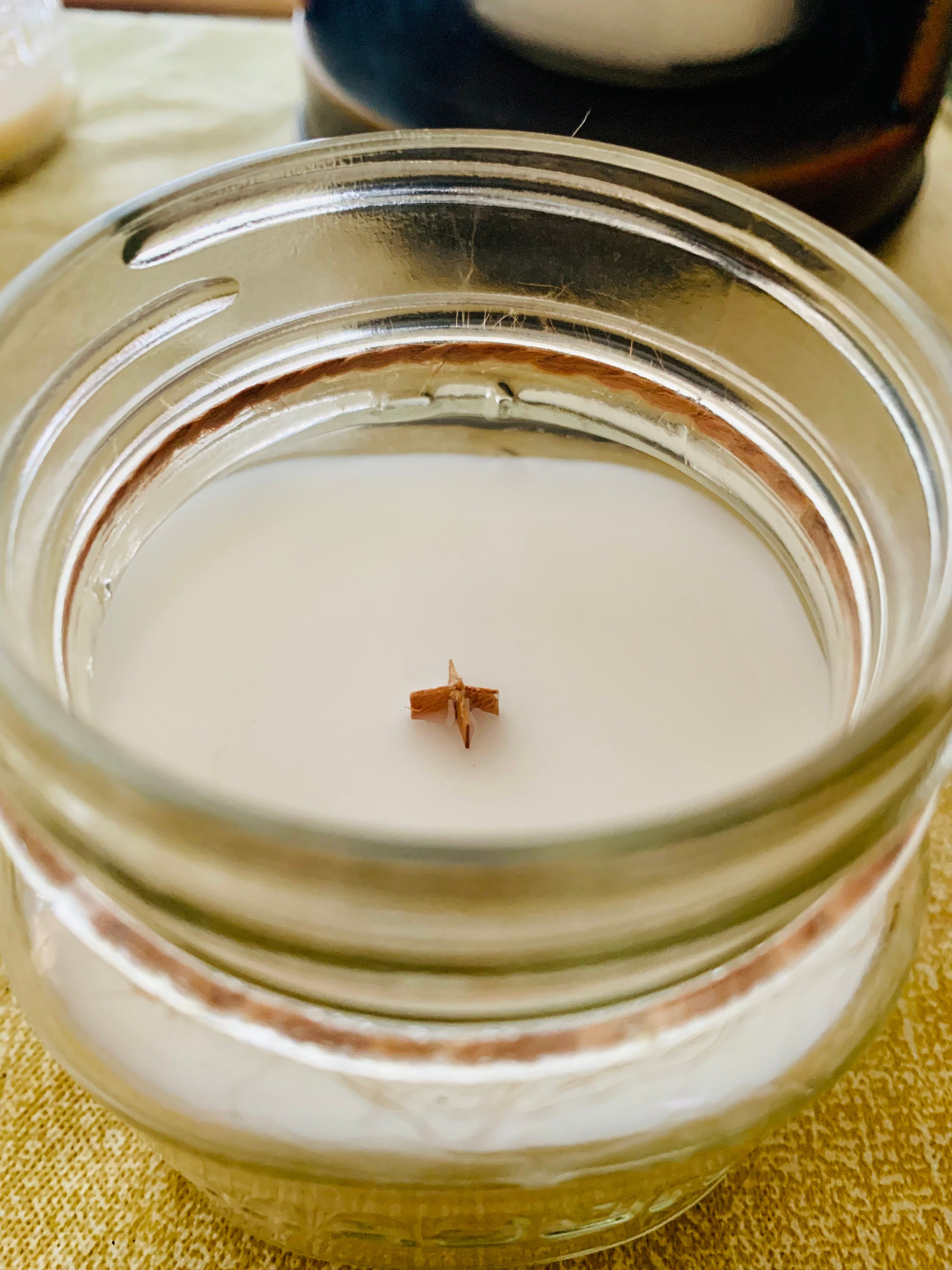 Cozy Cocoa Butter Wooden Wick Natural Soy and Coconut Wax Candle 30 ...