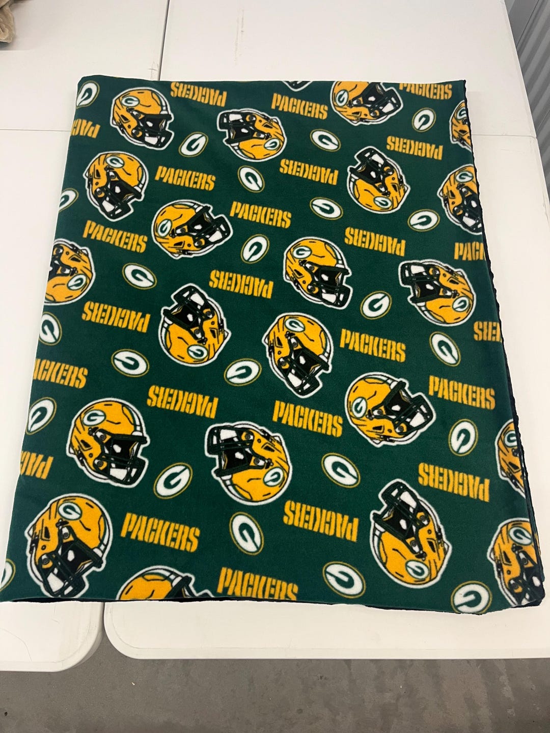 Green Bay Packers Minky Blanket - Etsy
