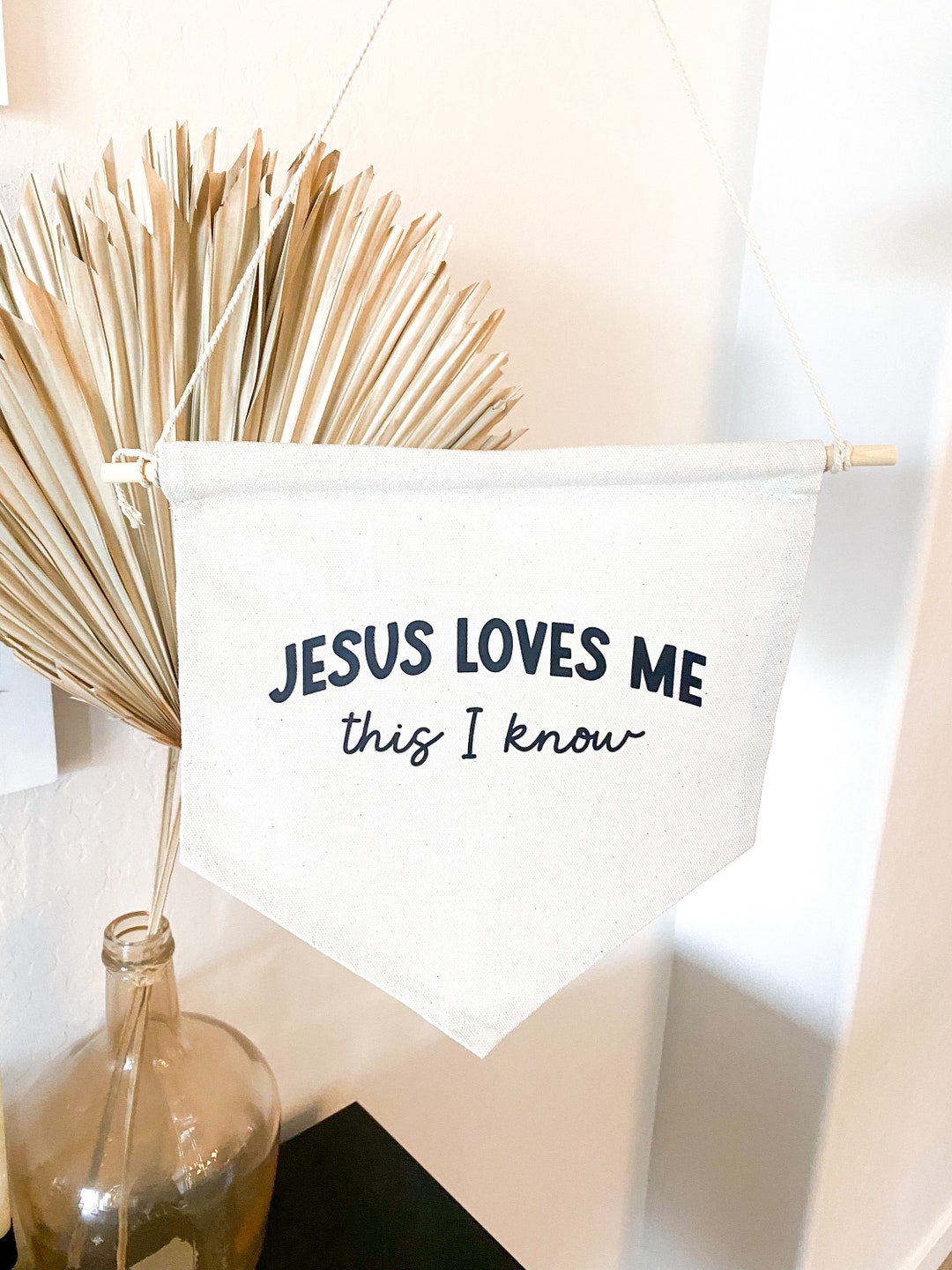 Jesus Canvas Banner - Etsy