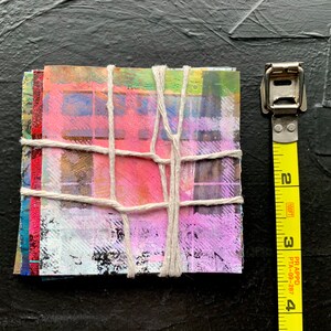 Grunge, Color Splash Squares-painted Paper Ephemera-13 Piece Variety ...
