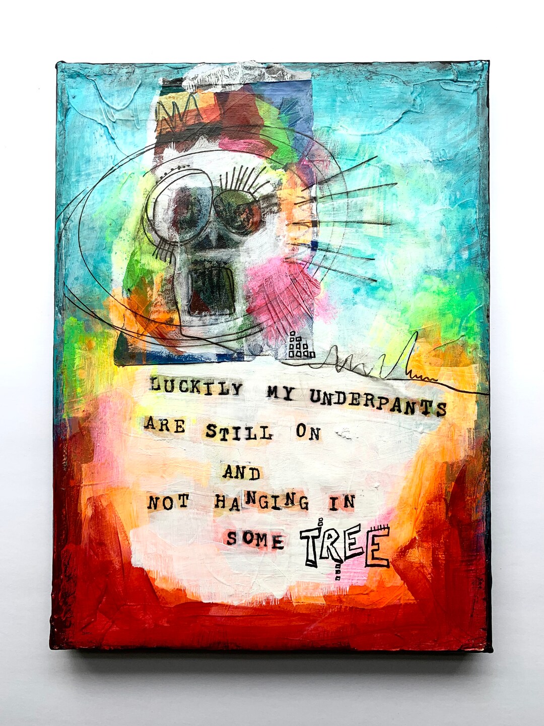 Painted Poems-collaboration Art With Poet Kaye Lenox-mixed Media ...
