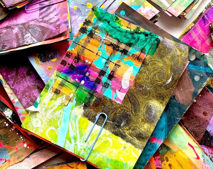 Grunge, Color, Collage-assorted Pieces-limited Edition Variety Pack 7 ...