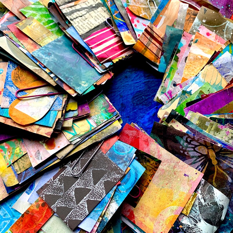 Hand Painted Papers - Etsy