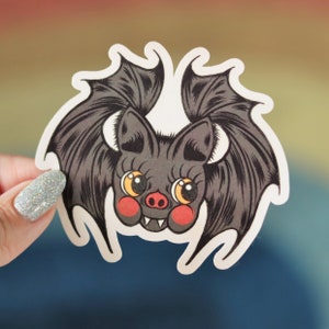 Vintage Kewpie Bat Sticker, Halloween Kewpie, Bat Sticker, Kewpie Doll ...