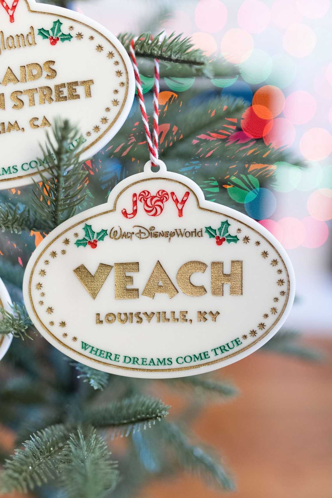 Disney Cast Member Tag Ornament Disney Parks Ornament Disney - Etsy