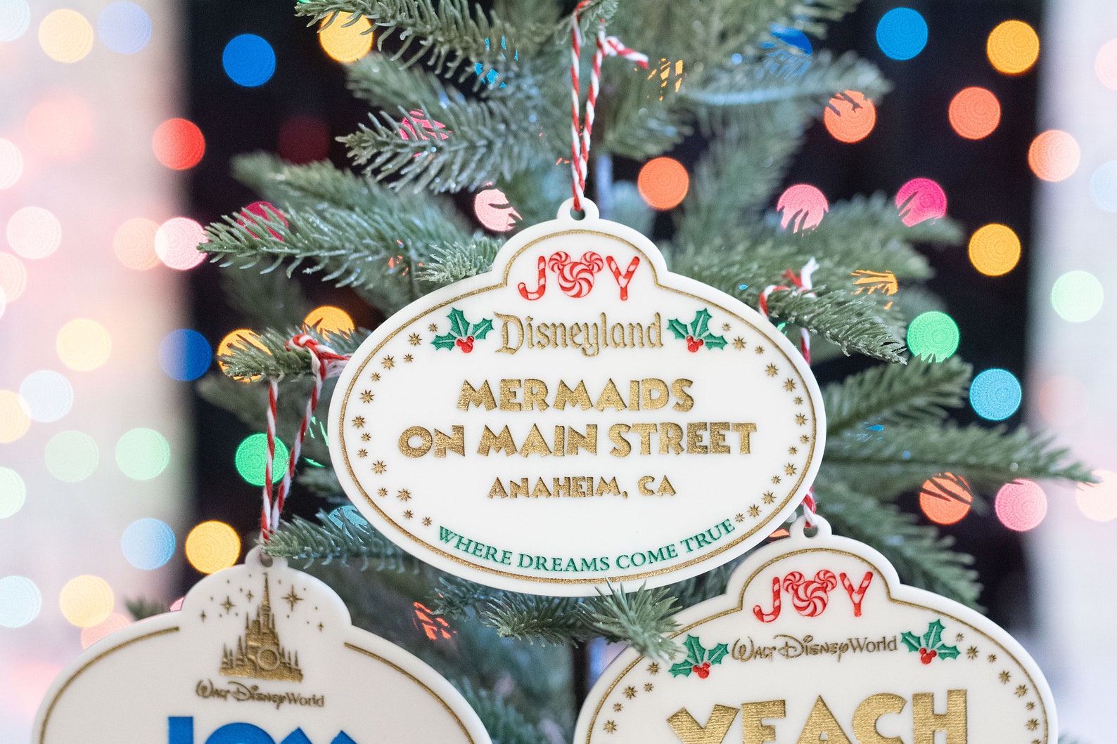 Disney Cast Member Tag Ornament Disney Parks Ornament Disney - Etsy