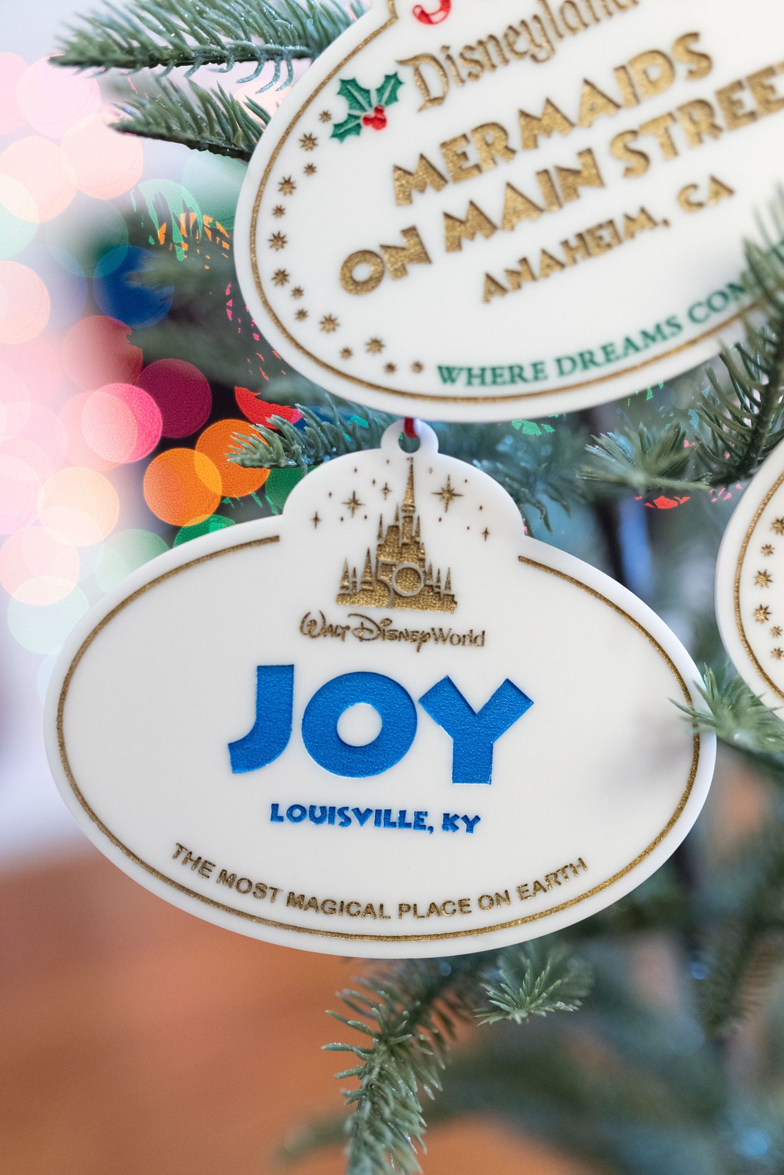 Disney Cast Member Tag Ornament Disney Parks Ornament Disney - Etsy