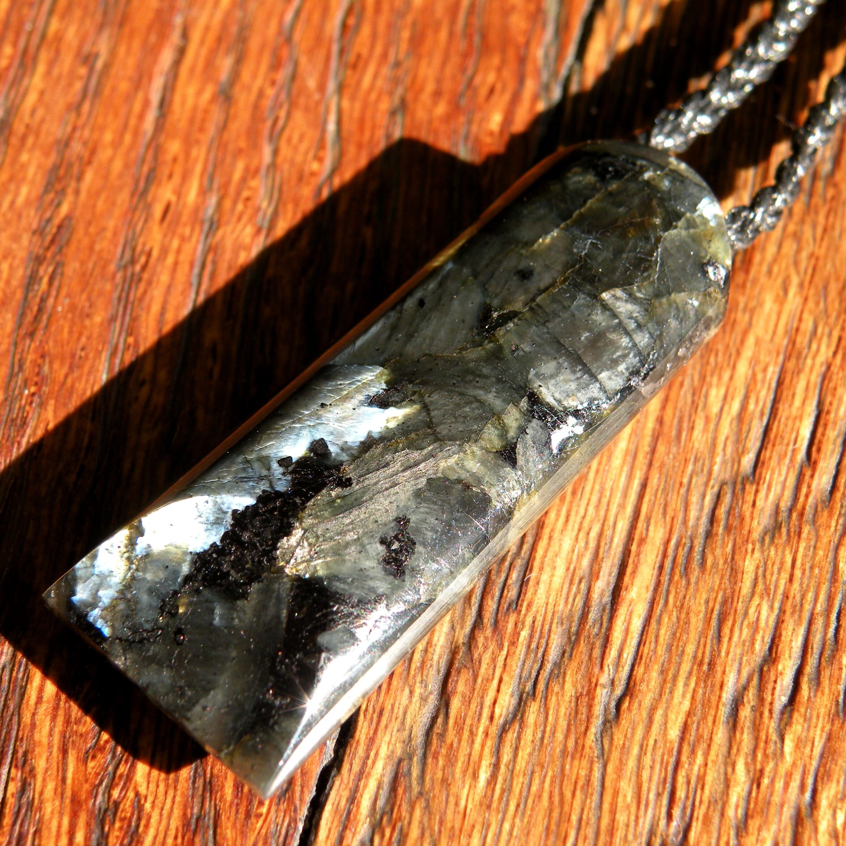 Hand Carved Labradorite Pendant - Etsy