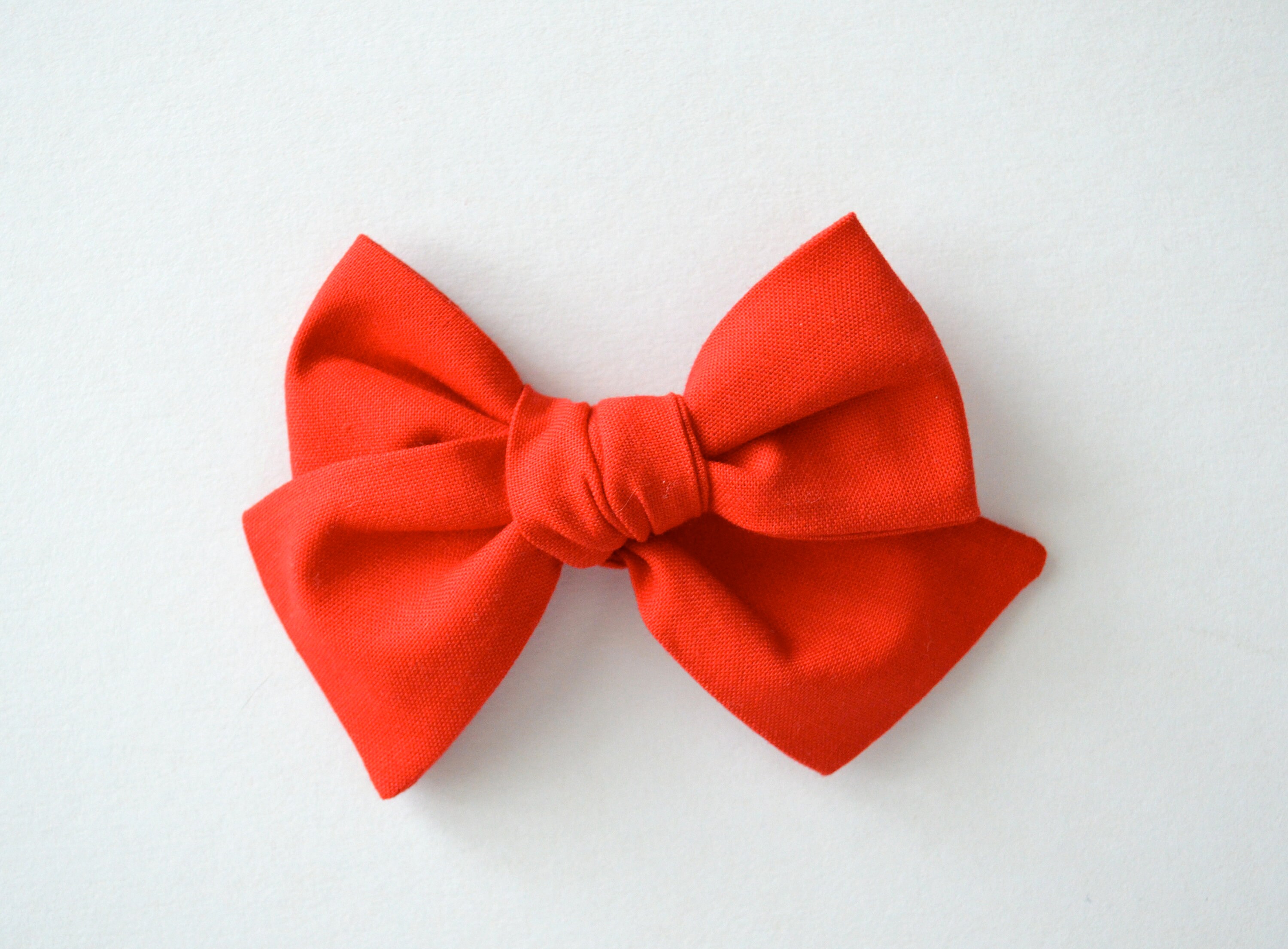 Poppy Bow Red Bow Christmas Bow | Etsy