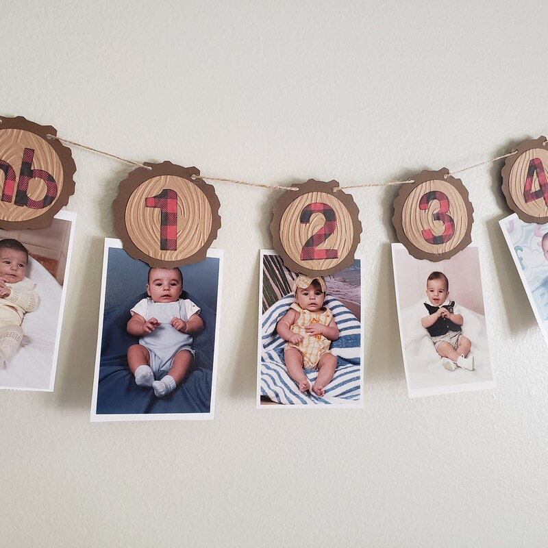 12 Month Banner - Etsy