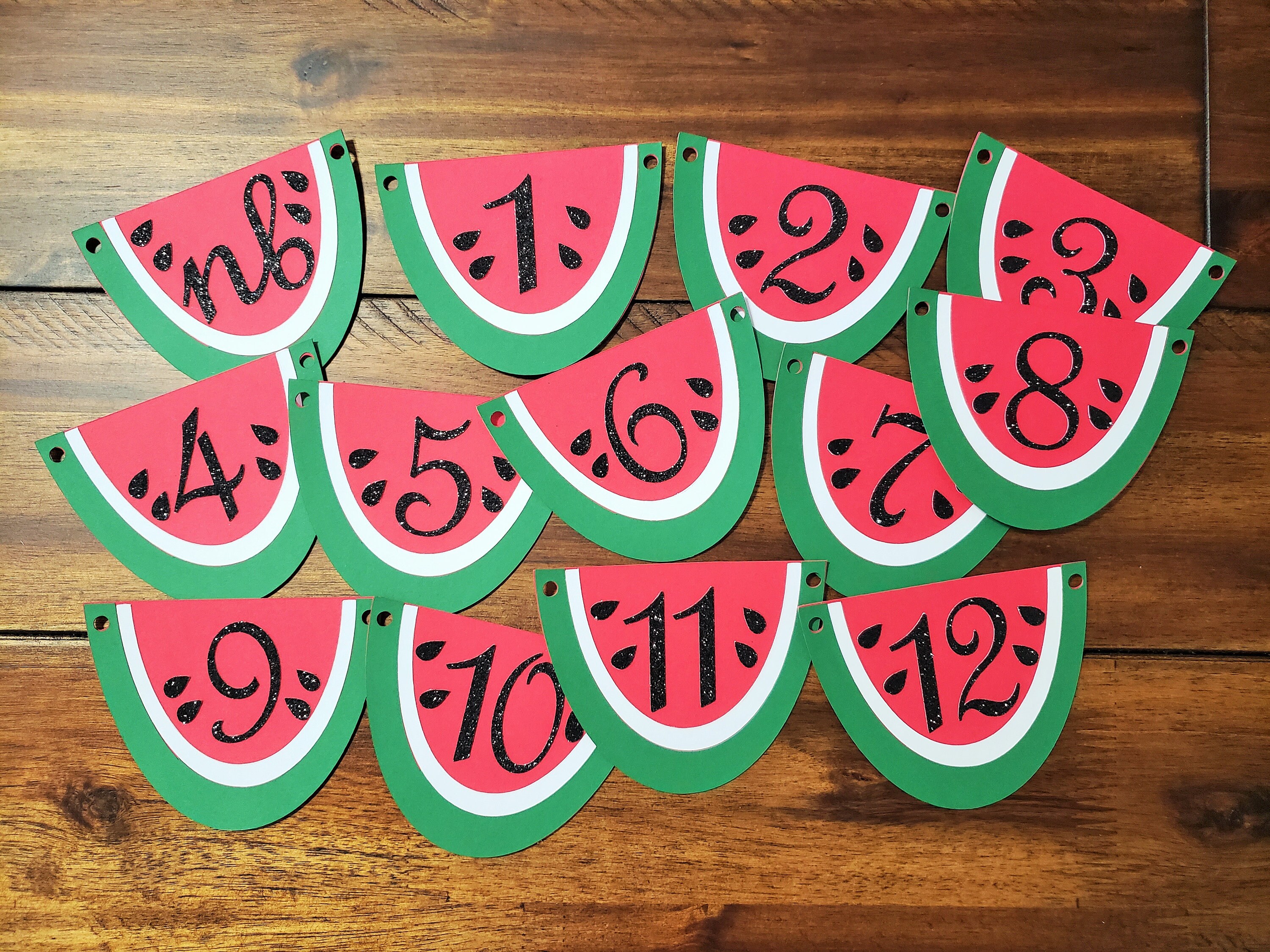 Watermelon Monthly Photo Banner Watermelon First Year Photo - Etsy