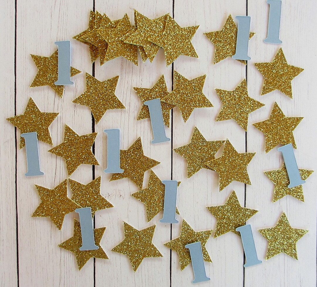 Twinkle Twinkle Little Star Confetti, First Birthday Confetti, Table ...