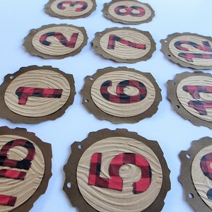 Lumberjack Photo Banner, Lumberjack 12 Month Banner, Camping Theme ...