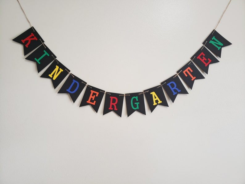 School Banner Pre-k Banner Kindergarten Banner Back to - Etsy