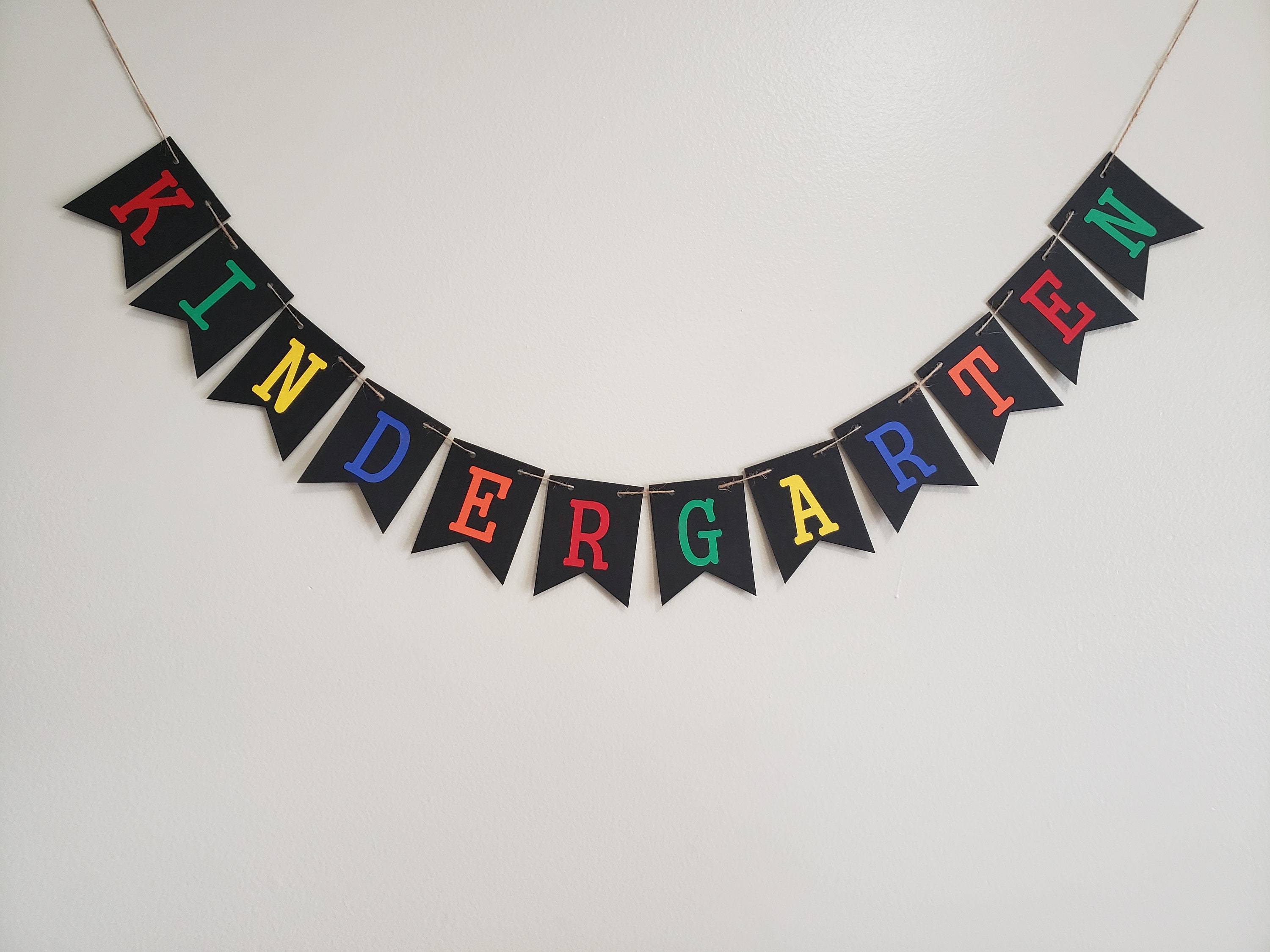 School banner Pre-K banner Kindergarten banner back to | Etsy