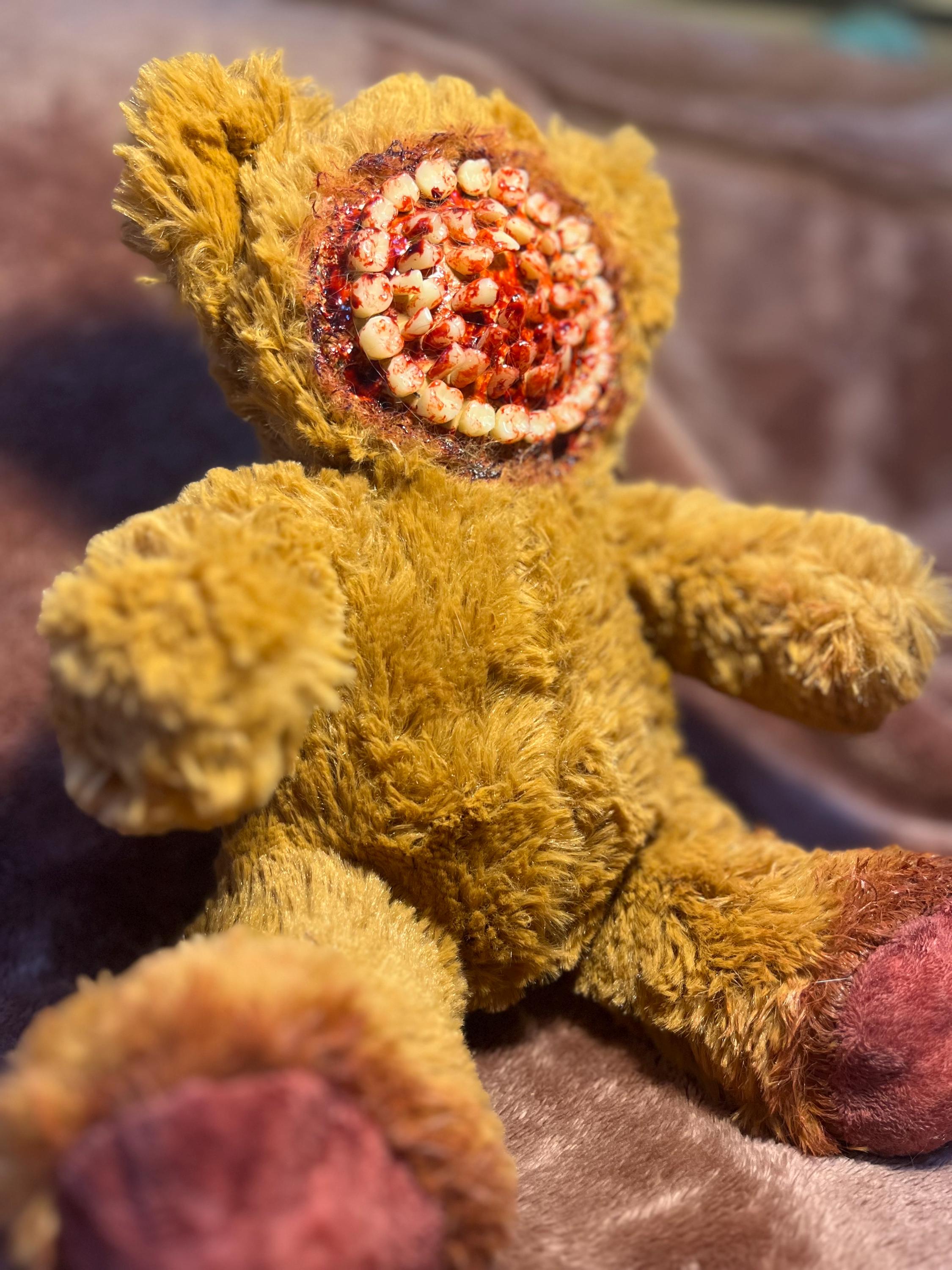 Sugar Plum Creepy Teddy Bear, Creepy Plush, Creepy Doll, Horror Plush ...