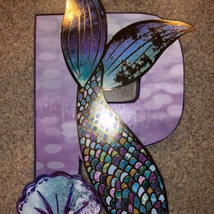 Mermaid Letters - Etsy