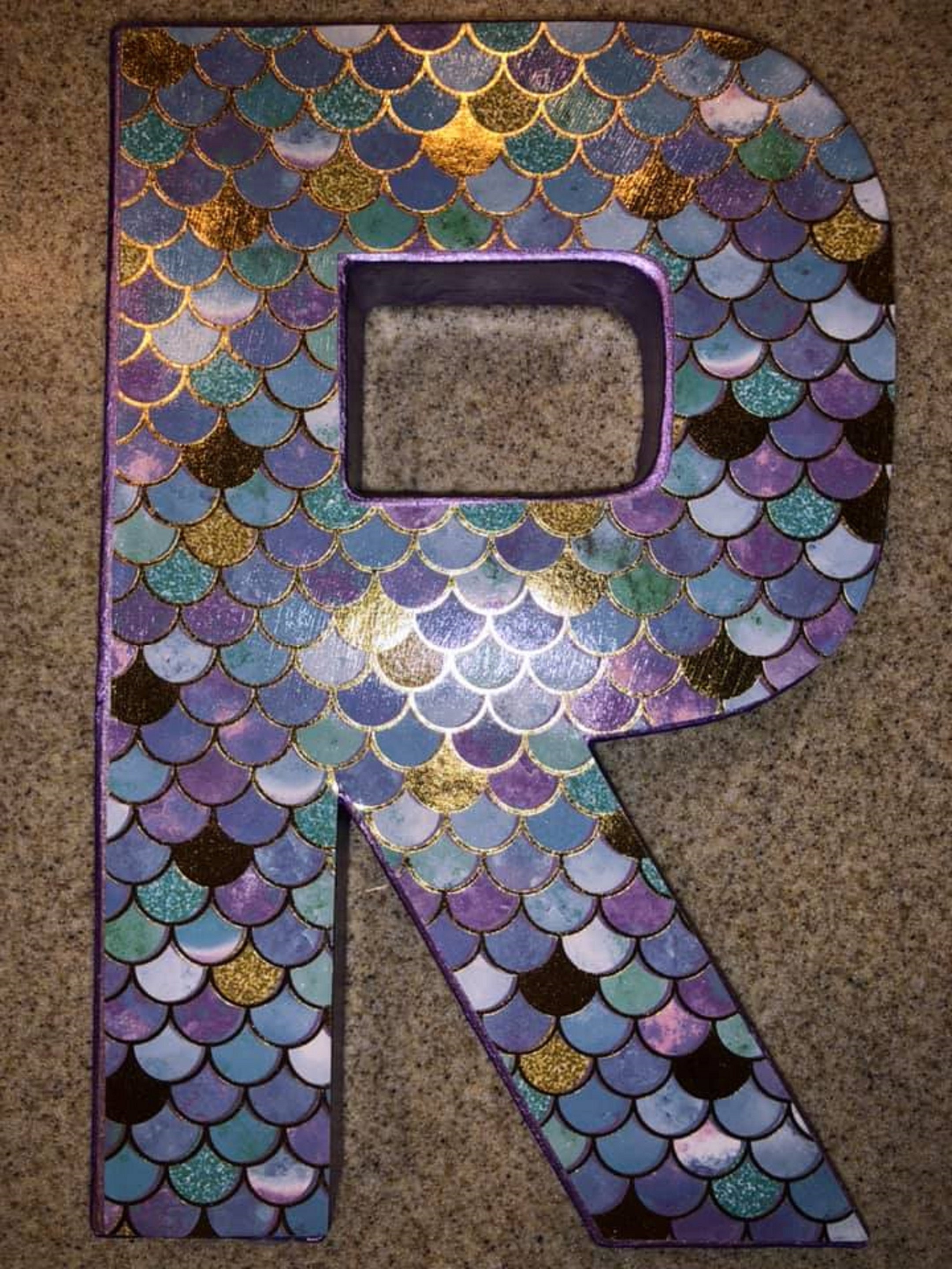 Mermaid Letters | Etsy