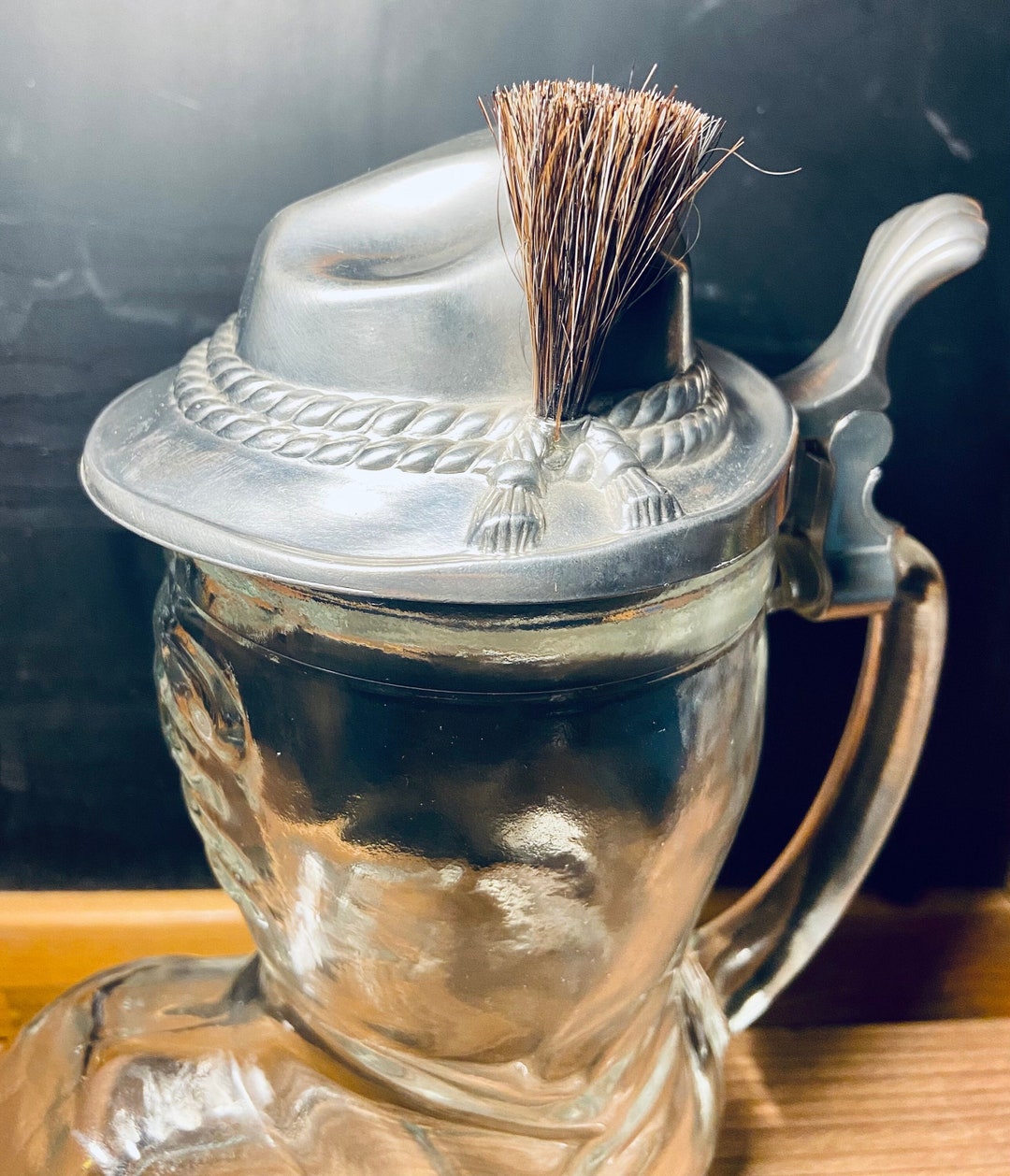 Vintage German Beer Boot Stein Oktoberfest Dirndl Lederhosen Cute Beer ...