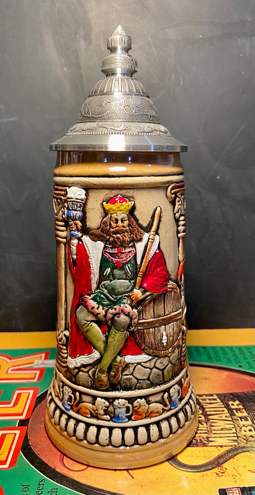 Beer King Gambrinus German Beer Stein Made in Germany - Etsy