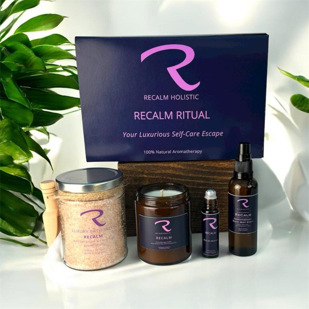 Recalm Ritual, Wellbeing Gift Set, Aromatherapy Gift Set, Spa Gift Set ...