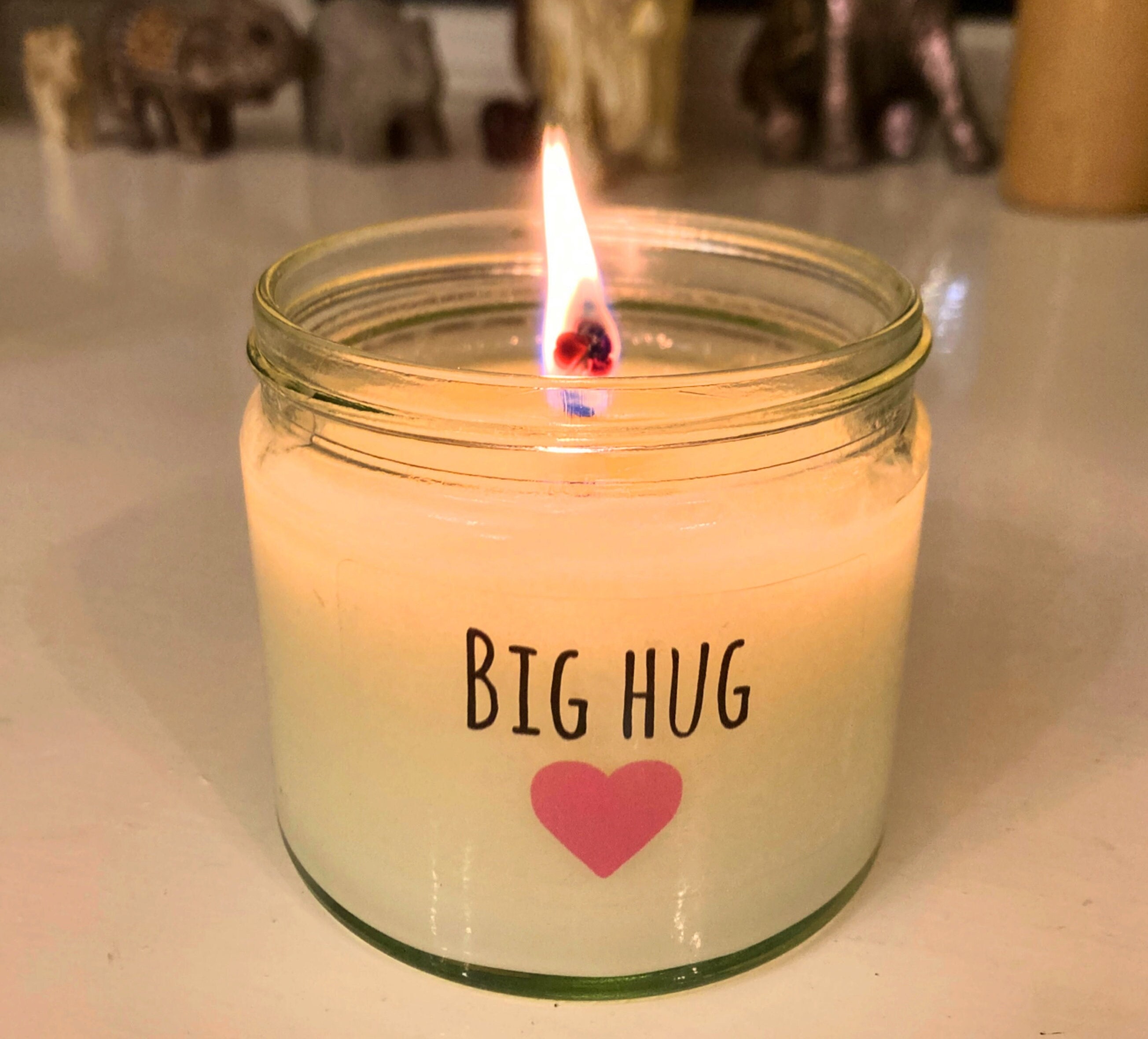 BIG HUG Candle Thinking of You Candle Thinking of You Gift - Etsy UK