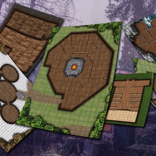 20 Digital Dnd Battle Maps for Printing or VTT - Etsy Canada