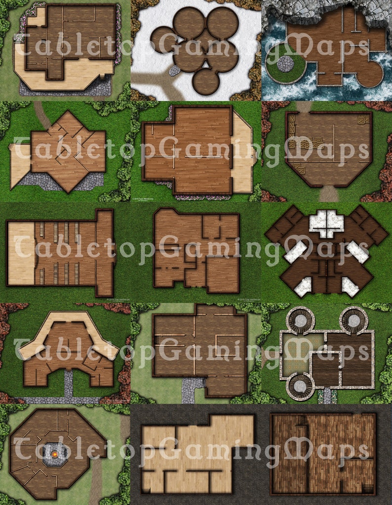 15 Building Battle Maps for Dungeons and Dragons, Pathfinder, and Other ...