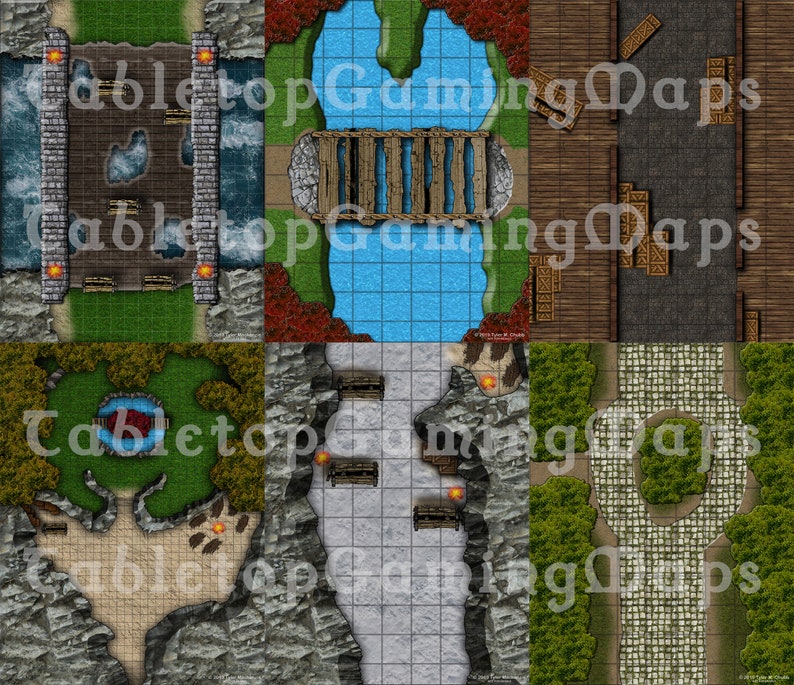 85 TTRPG Battle Maps • Dungeons & Dragons • Pathfinder • Daggerheart ...