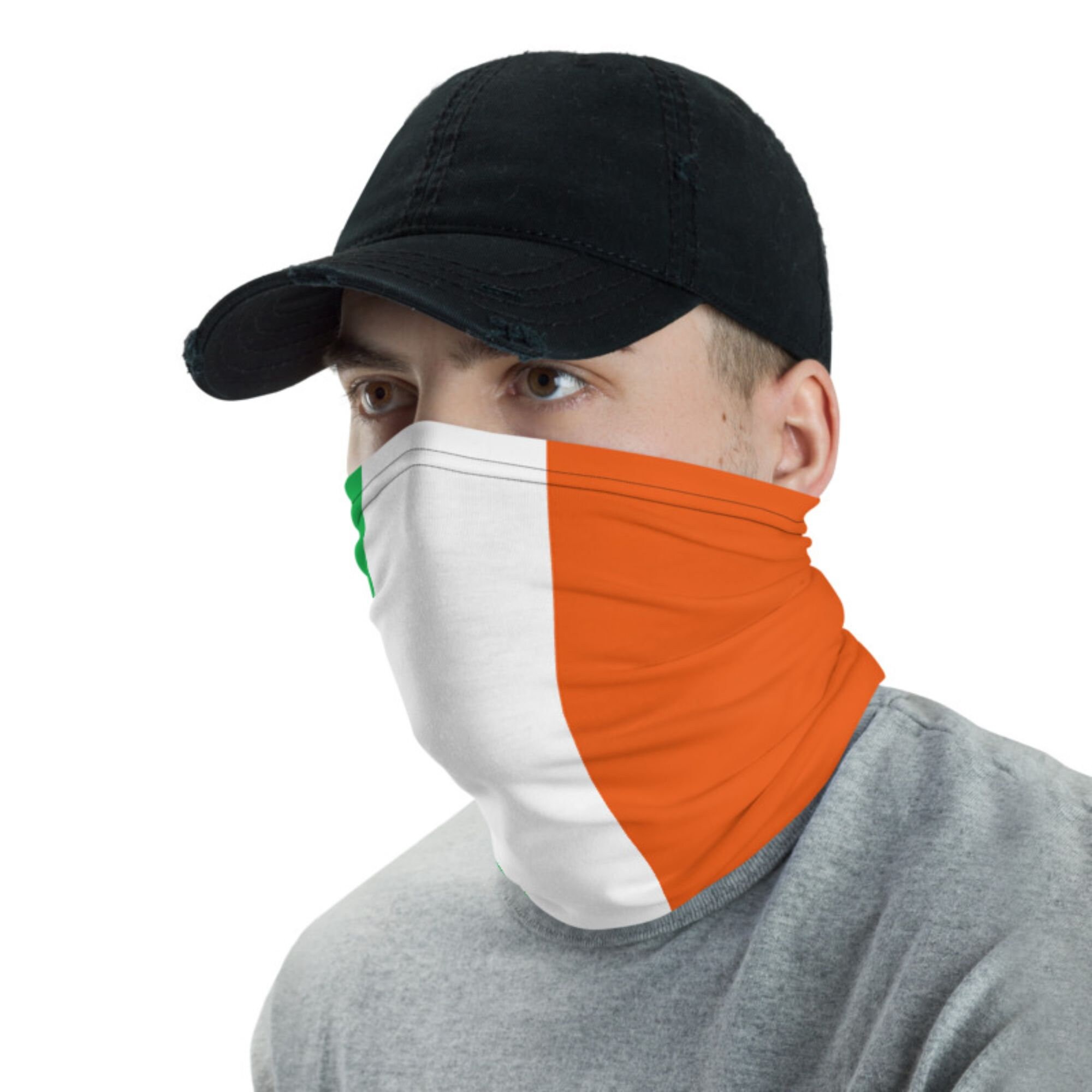Ireland Flag Neck Gaiter // Unisex Face Cover // Face Mask for | Etsy