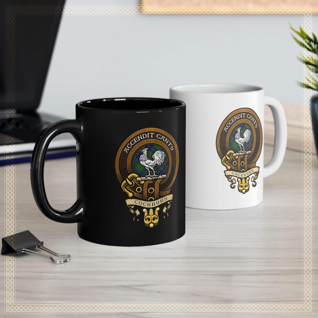 Clan Cockburn Scottish Heritage Clan Badge Mug – Family Crest & Tartan ... Clan Cockburn Scottish Heritage Clan Badge Mug – Family Crest & Tartan ...