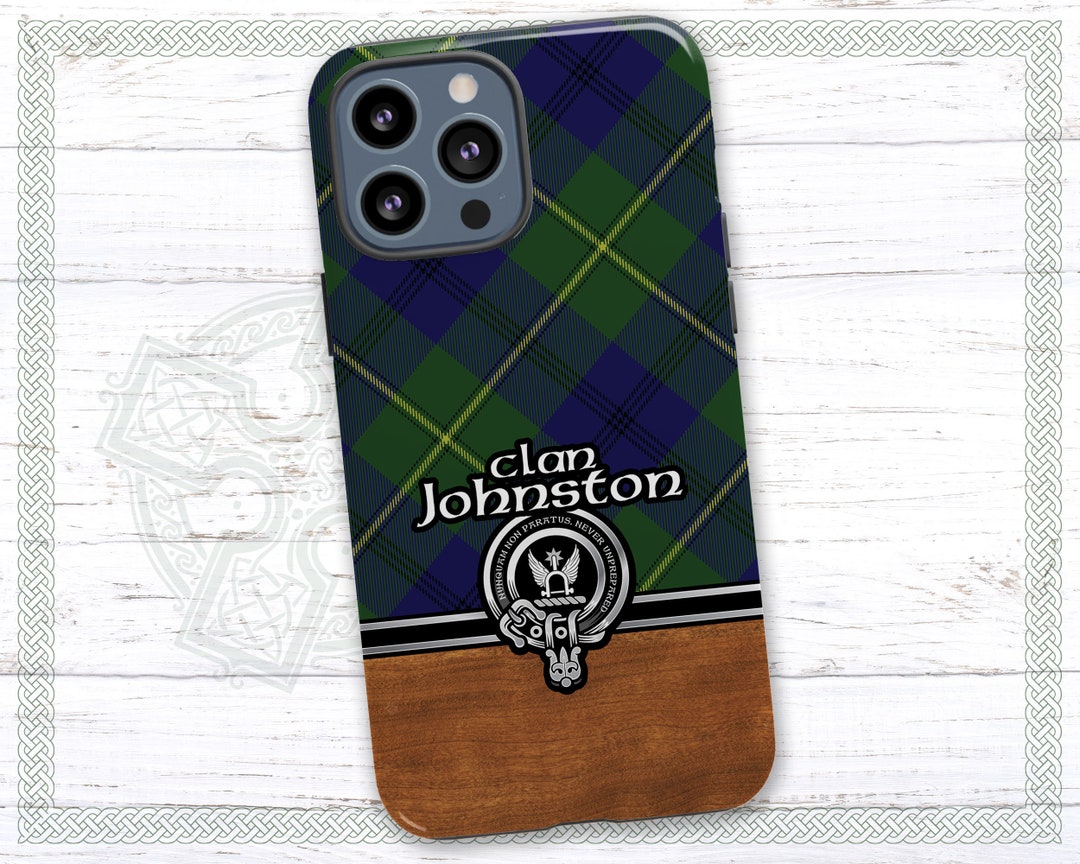 Clan Johnston Scottish Tartan Glossy Case for iPhone | Samsung Galaxy ...