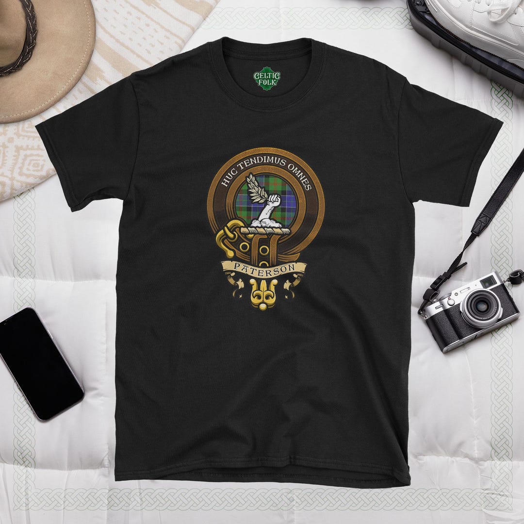 Clan Paterson Scottish Heritage Clan Badge Shirt – Family Crest ...