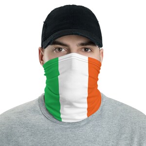 Ireland Flag Neck Gaiter // Unisex Face Cover // Face Mask for | Etsy