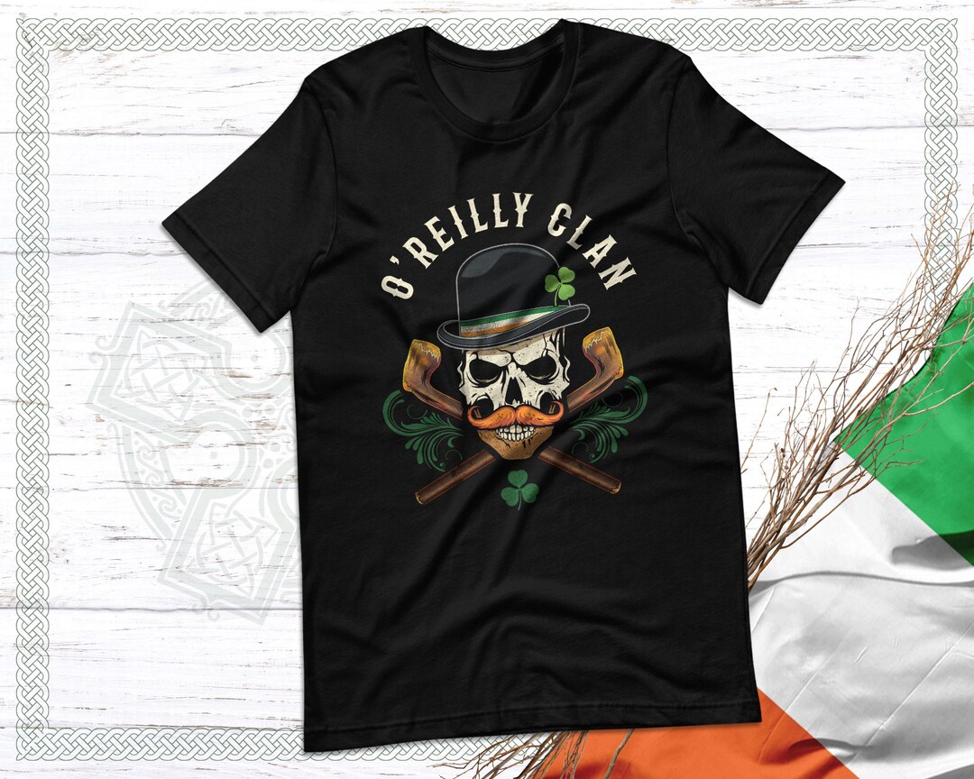 O'reilly Family Irish Unisex T Shirt, O'reilly Clan, O'reilly Surname ...
