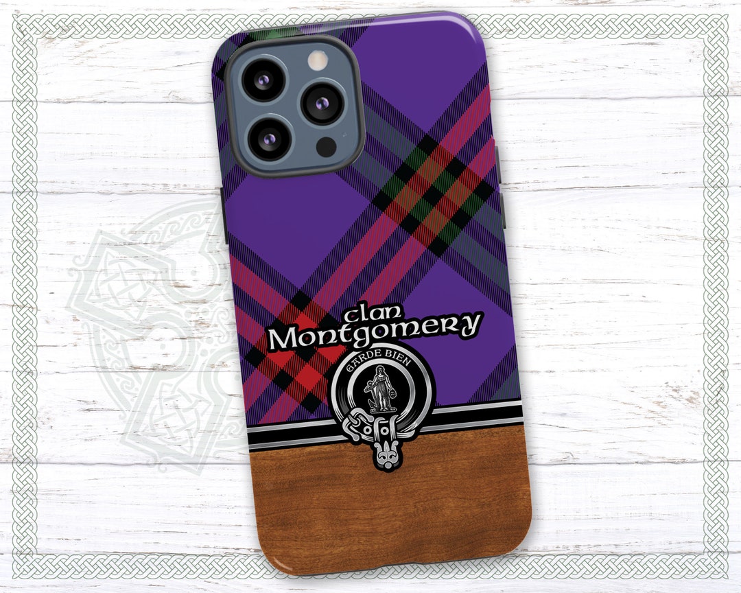 Clan Montgomery Scottish Tartan Glossy Case for iPhone | Samsung Galaxy ...