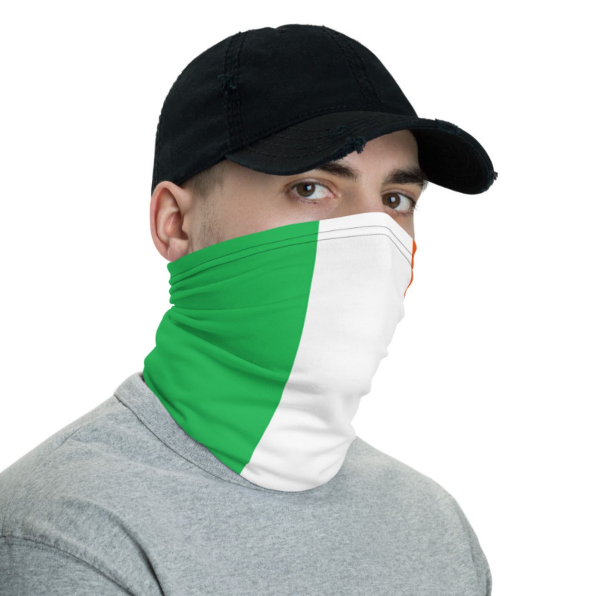 Ireland Flag Neck Gaiter // Unisex Face Cover // Face Mask for | Etsy