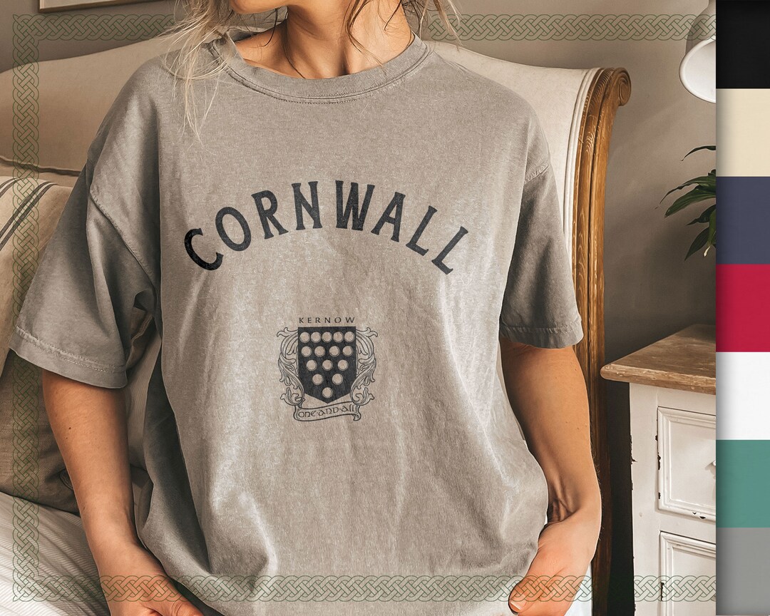 Cornwall England Comfort Colors T-shirt, Soft and Comfortable Tee ...