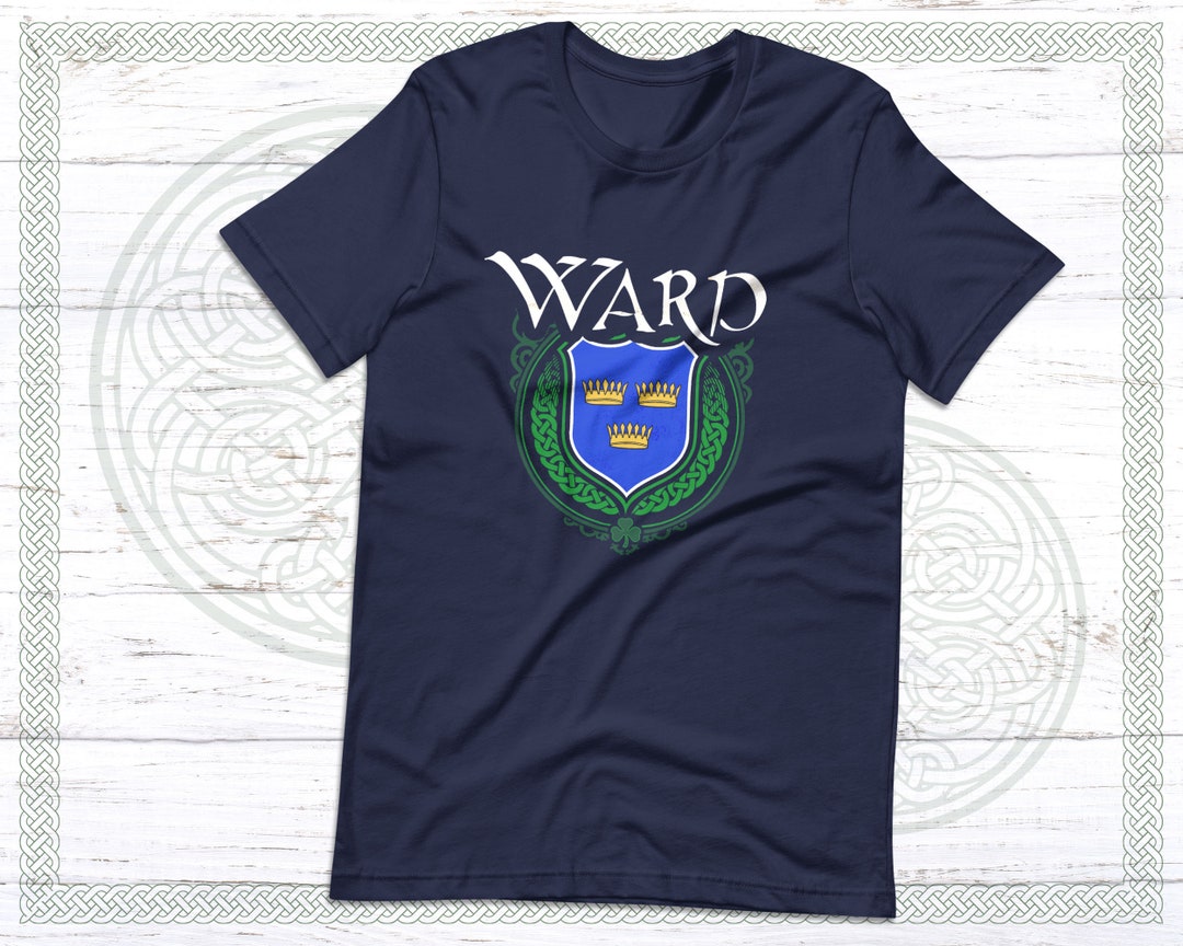 Ward Family Irish Unisex T Shirt, Ward Family Crest, Ward Tshirt, Ward ...