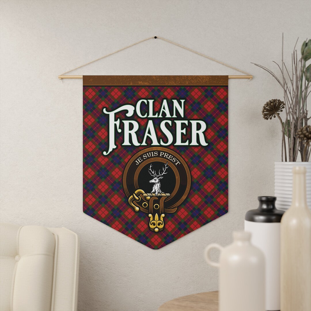 Fraser Clan Scottish Tartan Wimpelkette, Fraser Family Scottish ...
