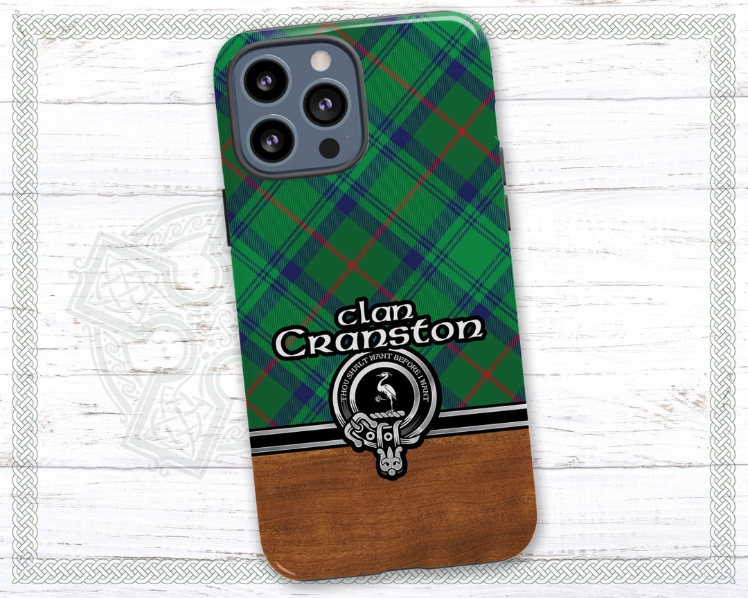 Clan Cranston Scottish Tartan Glossy Case for iPhone | Samsung Galaxy ...