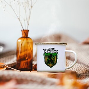 Clan Macleod Scottish Tartan Lion Rampant Camping Mug - Etsy