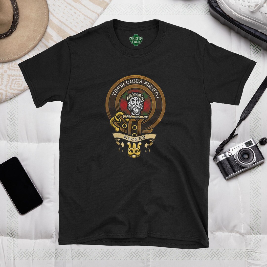 Clan Macnab Scottish Crest T-shirt – Heritage Tartan Apparel - Etsy