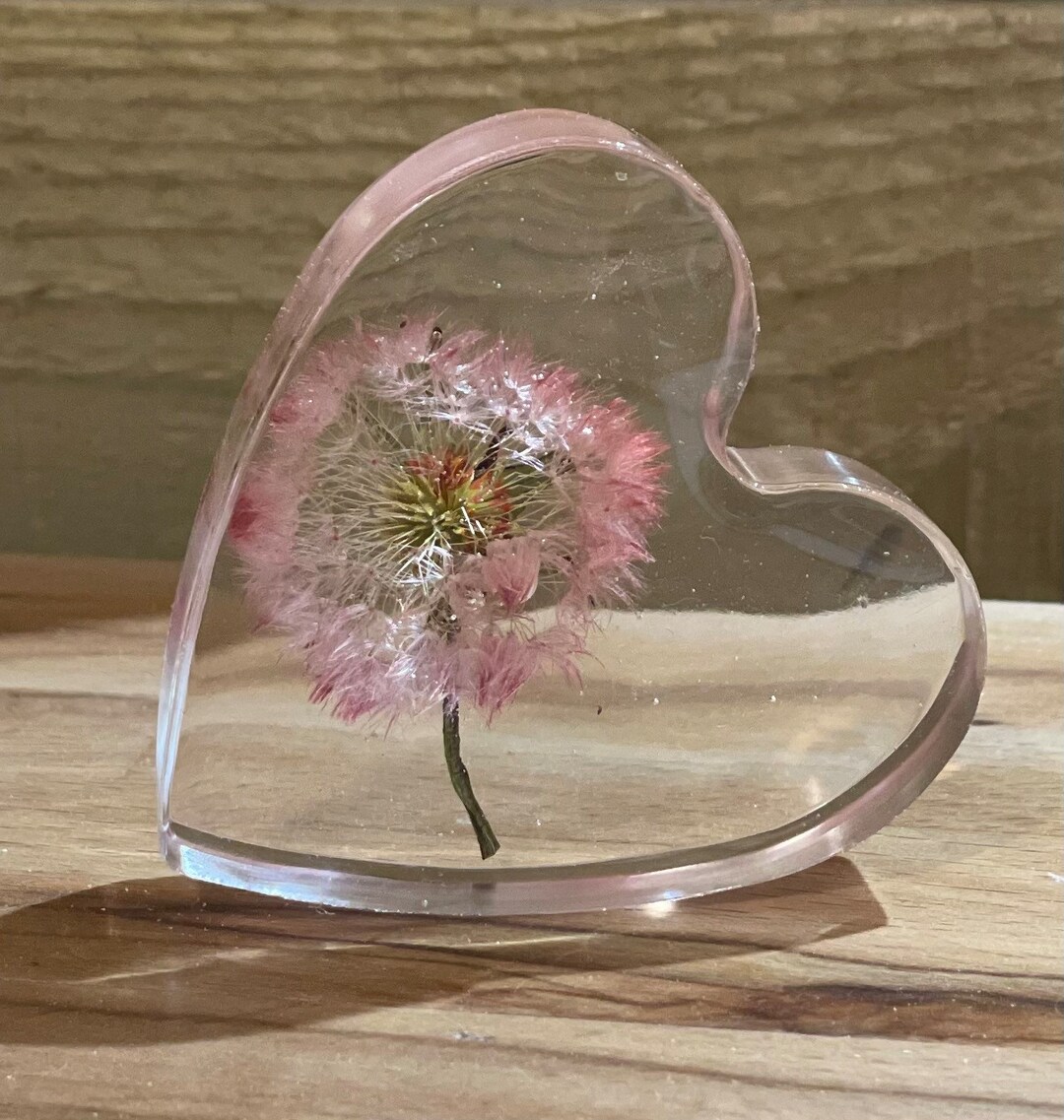Dandelion Wish Free Standing Heart, Military Child Dandelion Gift,gift ...