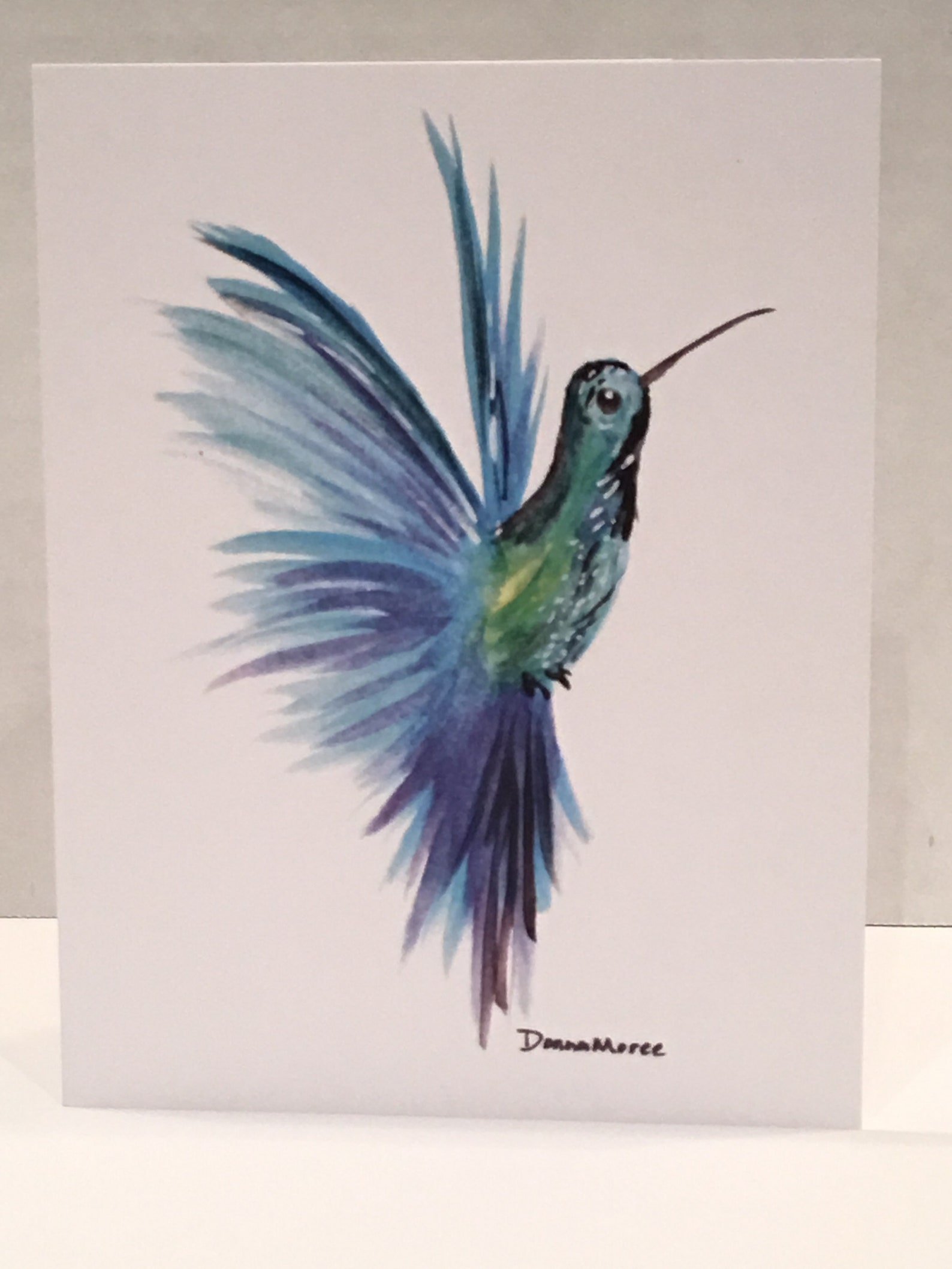 Blank Card, Jess' Hummingbird 3 - Etsy