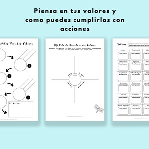 Español Spanish Planificador Para Cuidarme, Digital, Descarga ...