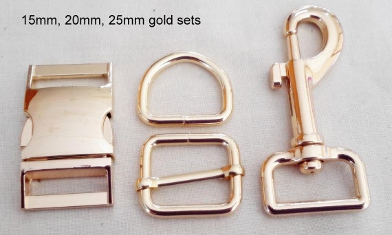 Complete Metal Buckle Sets 10mm 15mm 20mm 25mm Gold Rose - Etsy Australia