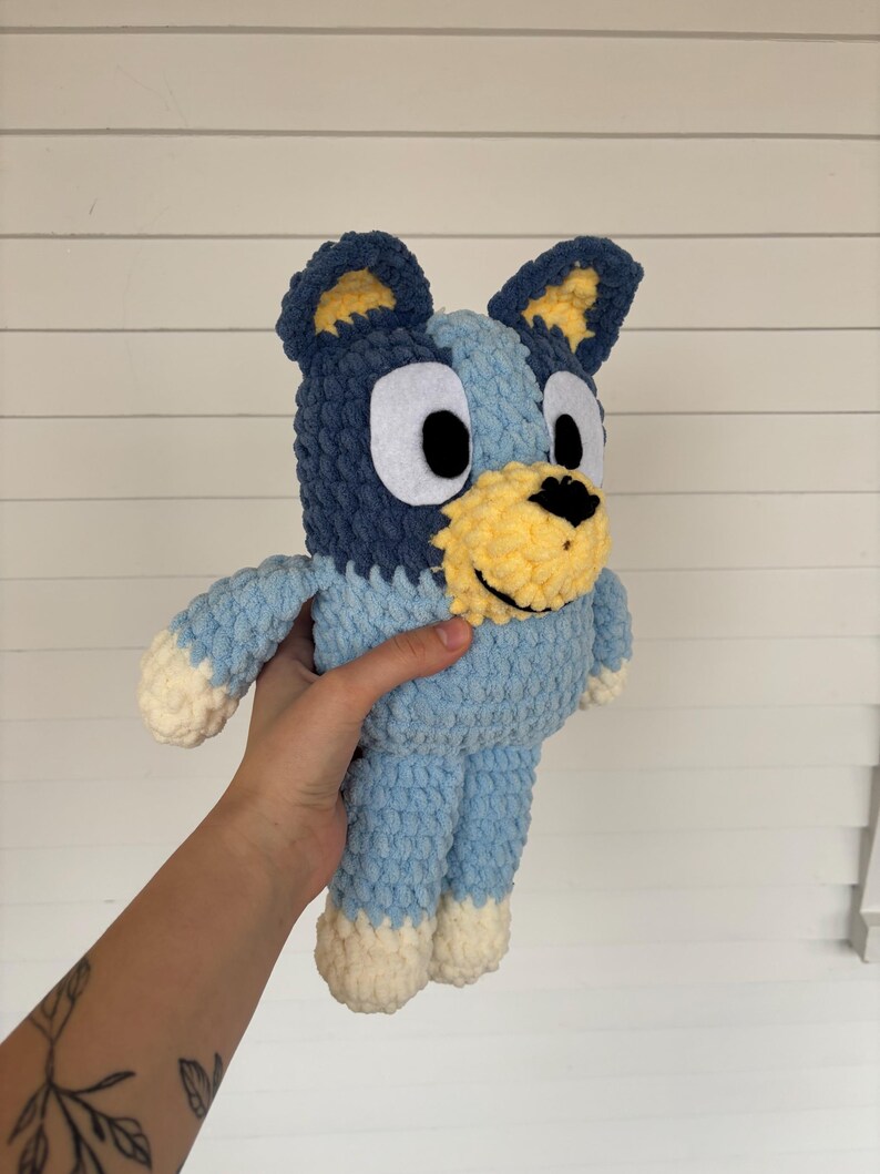 Crocheted Bluey - Etsy