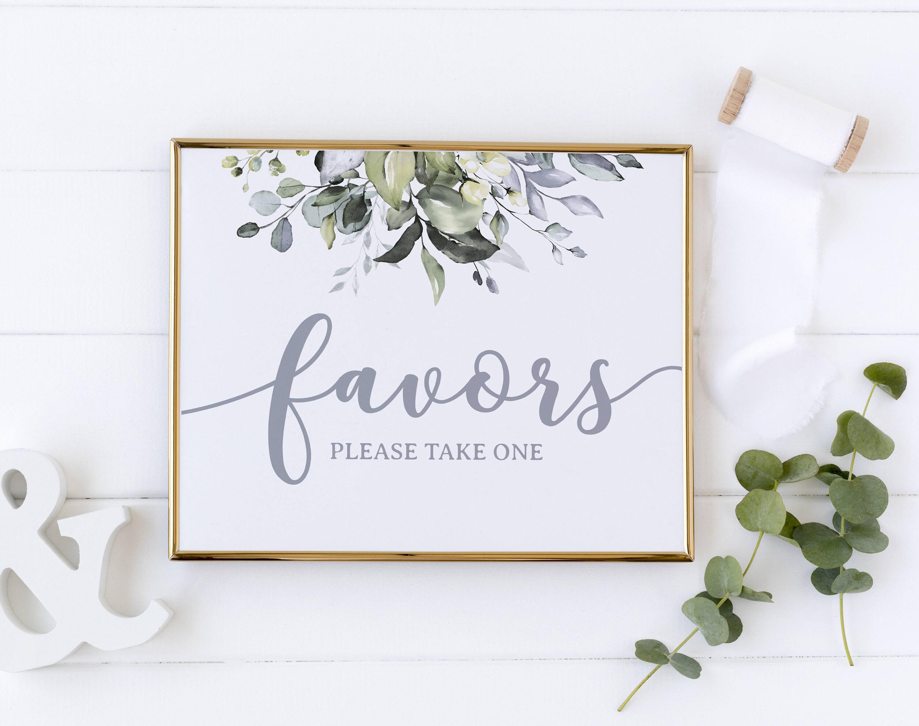 Favors wedding signFavors printable sign Favors sign 8x10 | Etsy