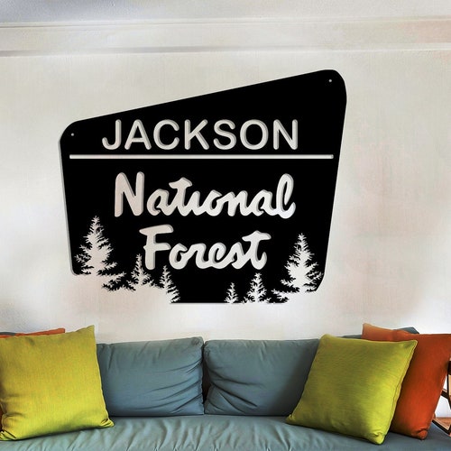 Custom National Forest Name Sign - Etsy